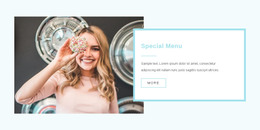 Menus HTML Templates
