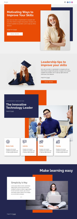 240 Education Website Templates