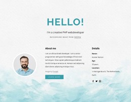 Profile CSS Templates