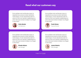 210 Testimonials HTML Templates