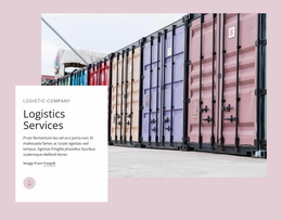 Smart logistics Website Template