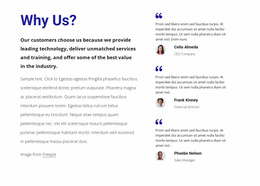 150 Testimonials Website Templates