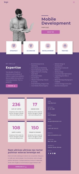 Our features and services Web Page Design