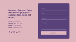 320 Contact Form CSS Templates