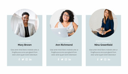 Business leading team Website Template