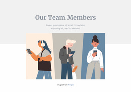 Meet our business group Website Template