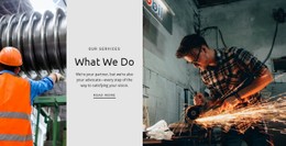 Industrial CSS Templates