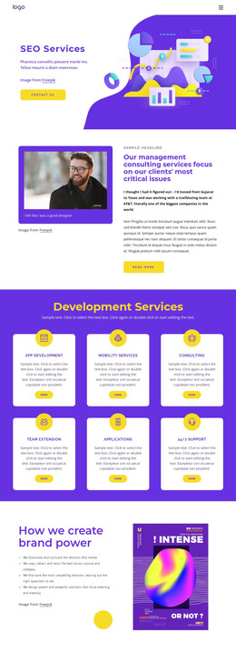 240 Technology One Page Templates