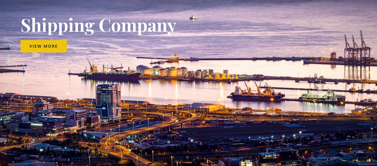 Shipping Company WordPress Theme