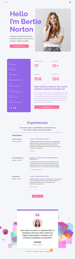 Innovative solutions and support HTML Template