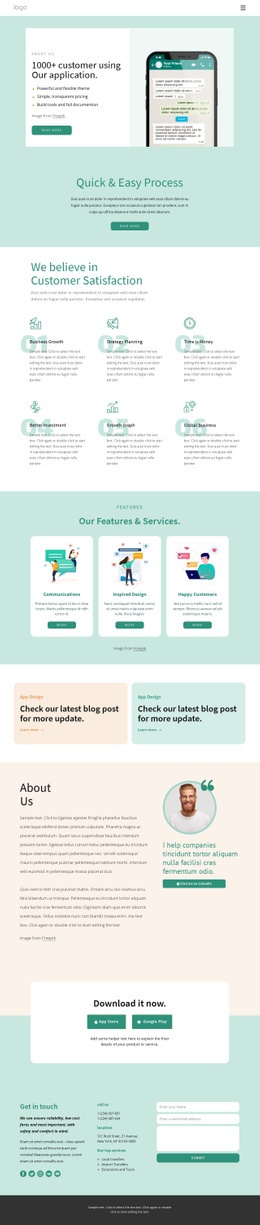 Client Web Page Designs