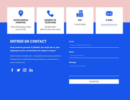 130 Contacts Modèles de sites Web