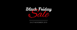 Black friday sale HTML Template