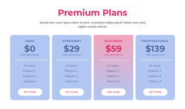 Pricing Templates