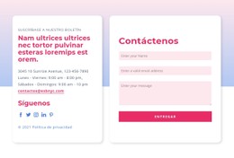 330 Formulario de contacto Plantillas CSS