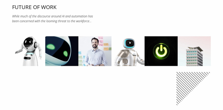 Latest innovations in robotics Website Template