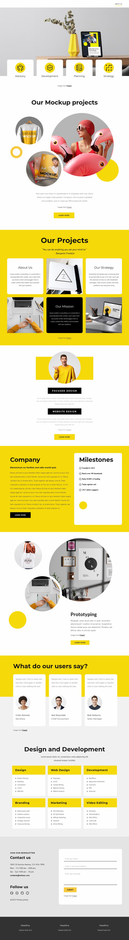 Amazing portfolio Website Template
