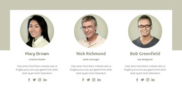 Meet our big team HTML Template