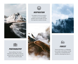 Landscape slider HTML Template
