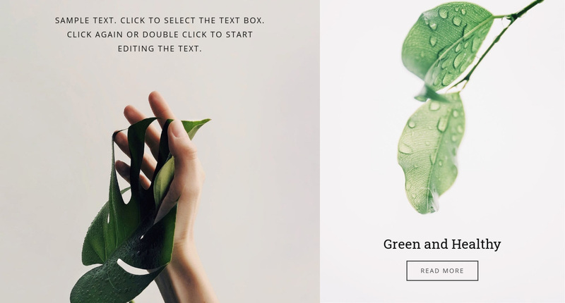 Benefits for your body Web Page Design