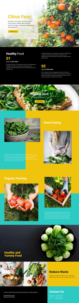 Recipes and cook lessons HTML Template