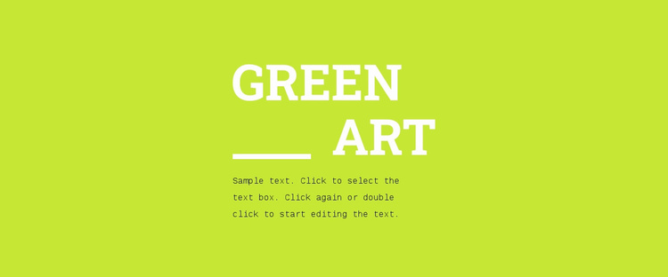 Bright colors in design Website Template