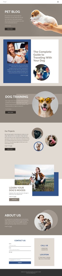 Pets & Animals CSS Templates