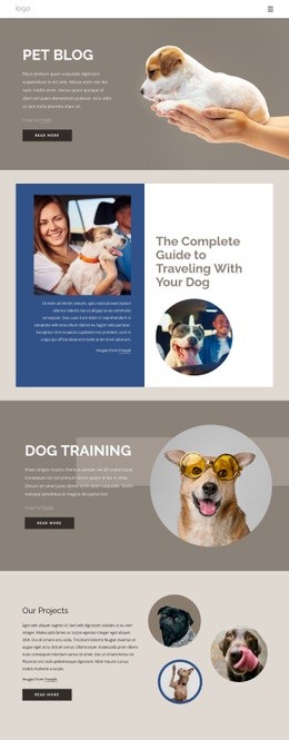 All about dogs Html Code Example