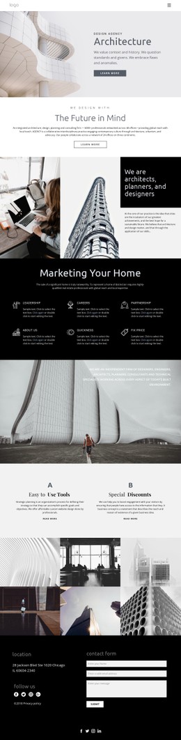 340 Architecture & Building CSS Templates