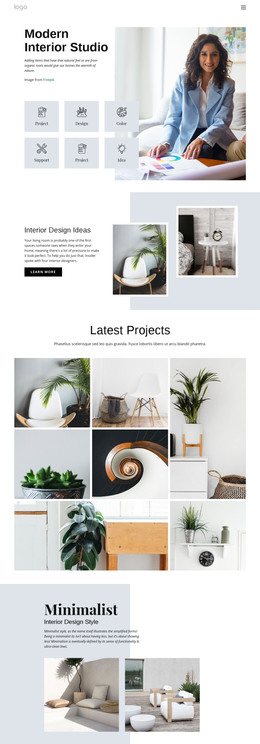 390 Interior HTML Templates