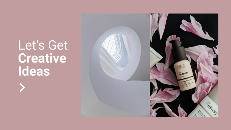 Creative form Website Template