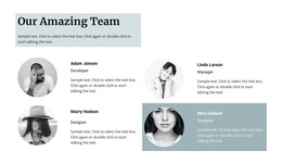 190 Team HTML Templates
