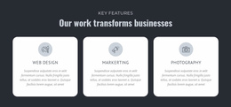 440 Features Website Templates
