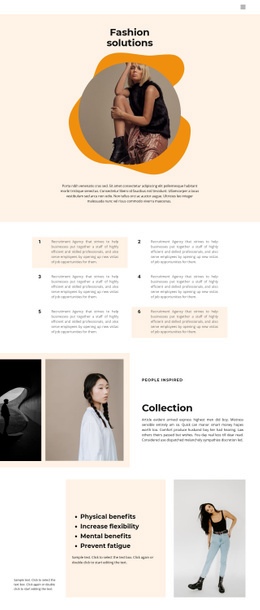 Fashion studio Web Page Design