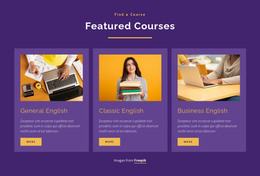 School HTML Templates
