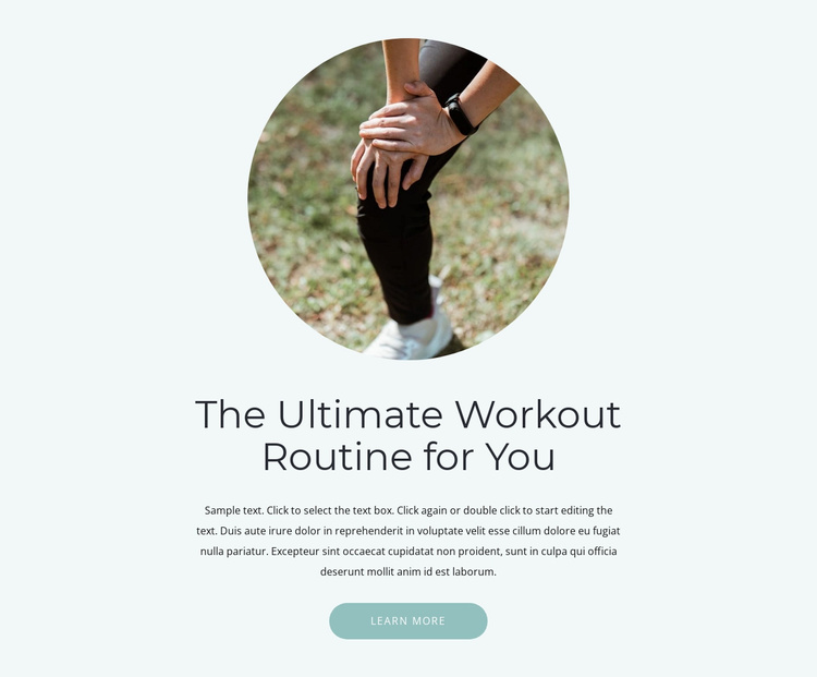 Start a sports path Website Template
