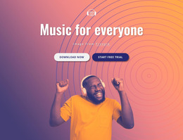 Music for you CSS Template