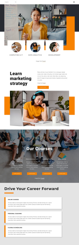 240 Education One Page Templates