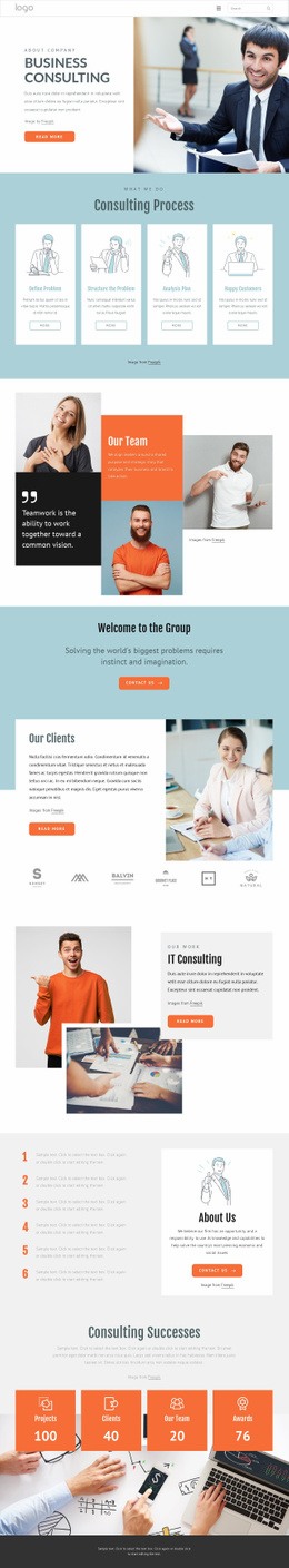 Client Web Page Designs