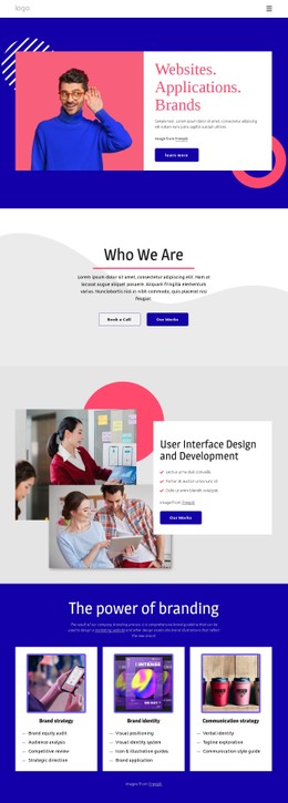 Amazing portfolio CSS Template