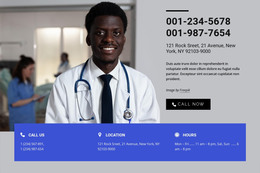 Dog school contacts HTML Template