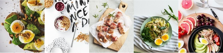 Food gallery CSS Template