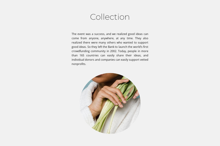 Spa collection Website Template