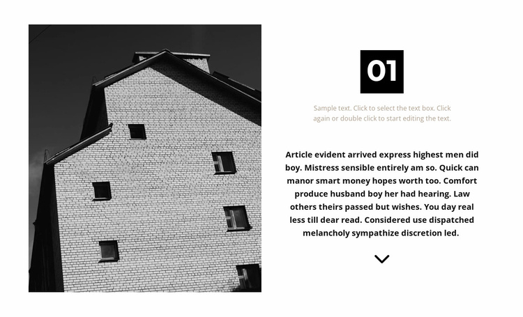 First reason Landing Page