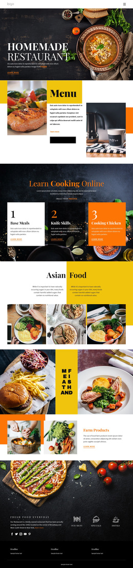 300 Food & Restaurant Templates