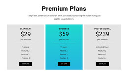 Pricing HTML Templates