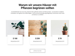 Produktliste HTML-Vorlagen