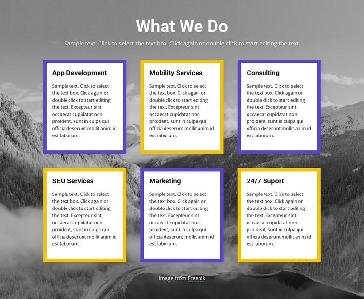 Technology company One Page Template