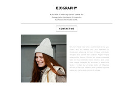 Biography HTML Templates