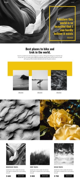 Wildlife and nature Html Code Example